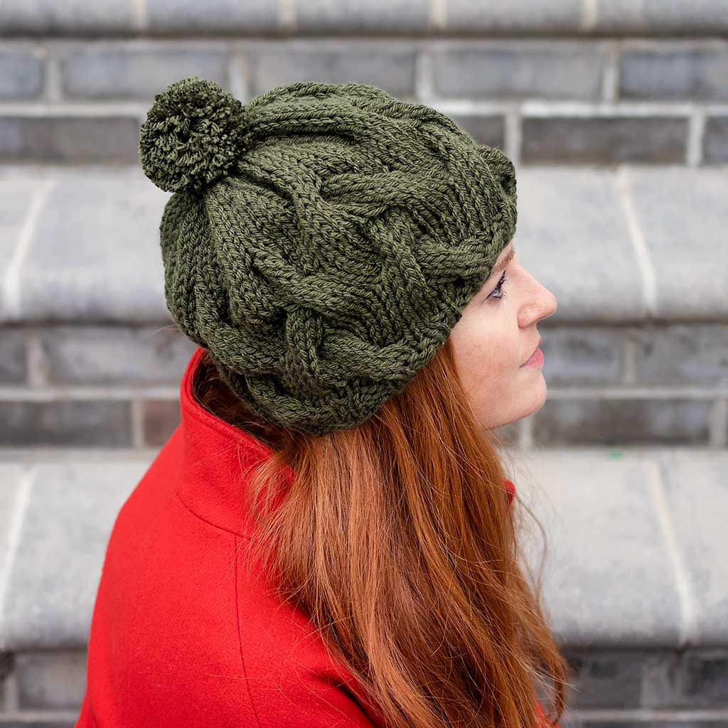 Knitted Cable Hat Pattern